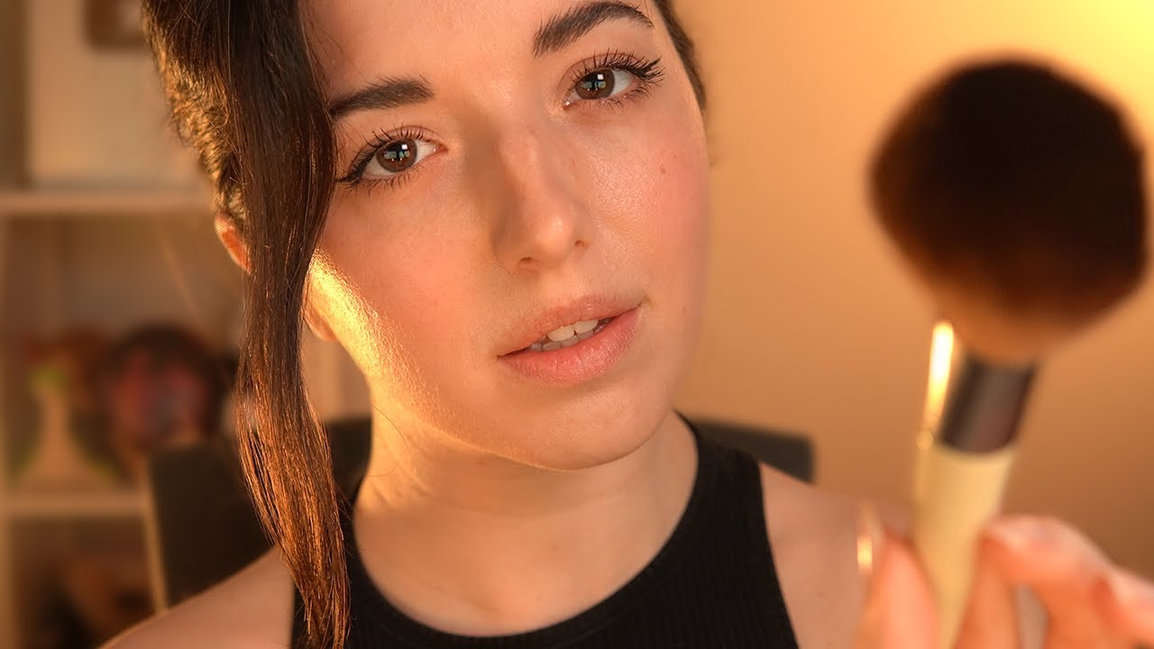ASMR Up-Close Personal Attention with Affirmations & Face Touching ...