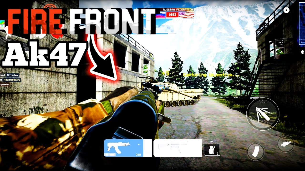 así es la AK 47 en fire front mobile fps *alpha test* (gameplay) ️ ...