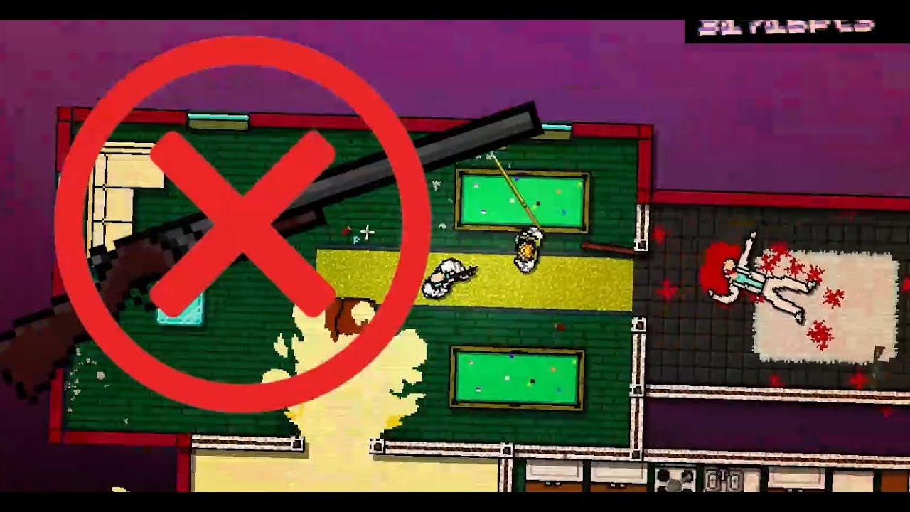 Hotline Miami Tension bomb room without shooting a gun - YouTube