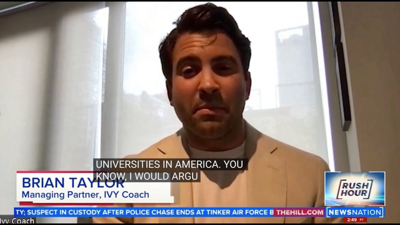Watch Brian Taylor of Ivy Coach on NewsNation Discuss College ...