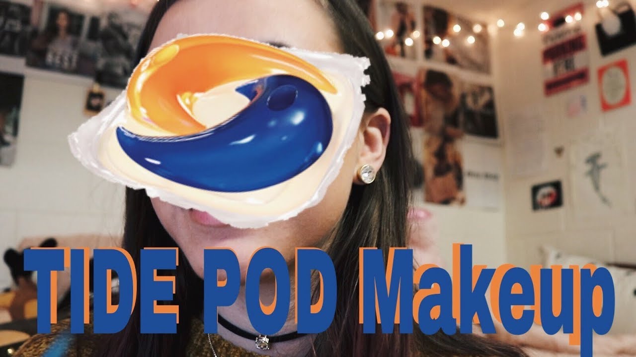 tide pod inspired makeup! tide pod series pt 2 - YouTube