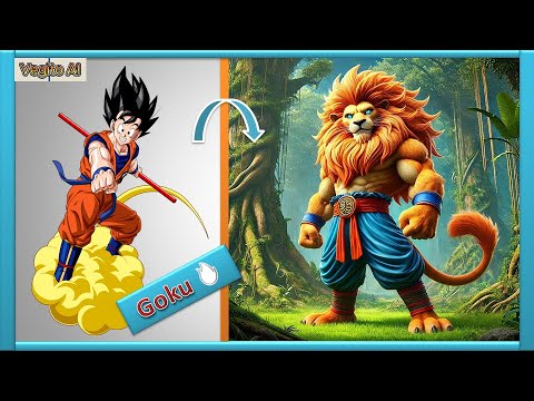 Dragon Ball Characters as Lion 🦁 (Goku & Friends as Lion) 2025 - YouTube