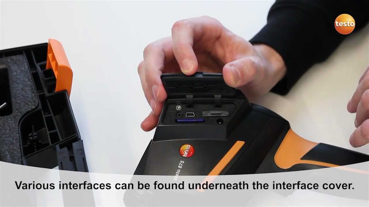 Thermal imager testo 875i: Interfaces (5/15) | Be sure. Testo - YouTube