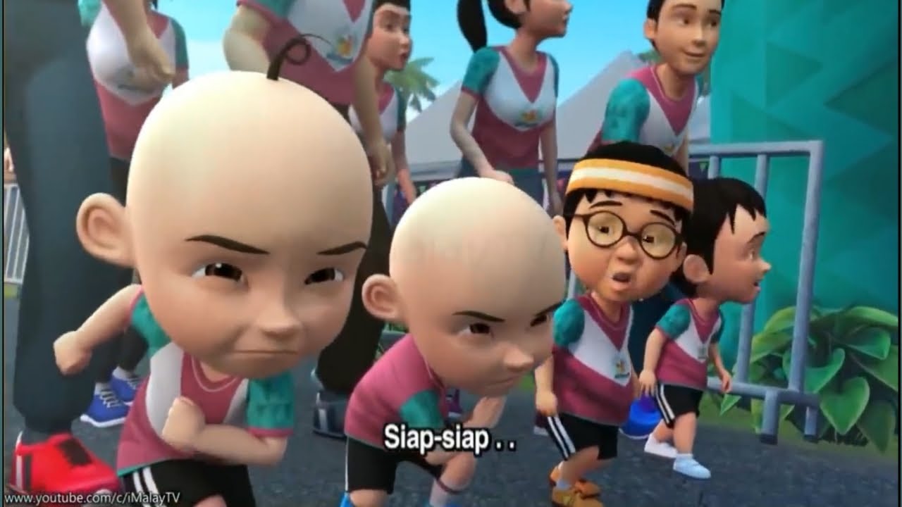 Upin ipin 2020 lari maraton kampung durian runtuh full musim 13 # ...