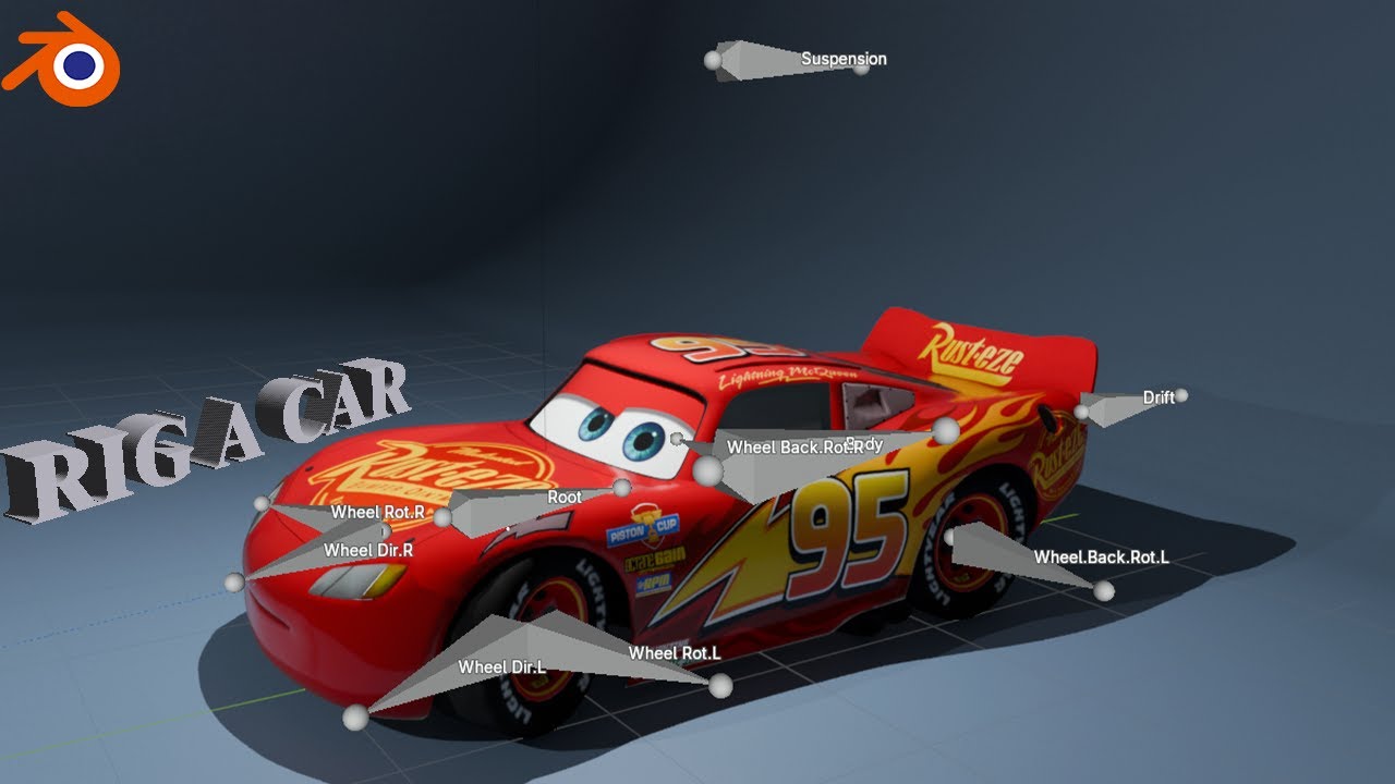 Car Rig in Blender – Easy Rigging Tutorial (No Addon, Beginner Friendly ...