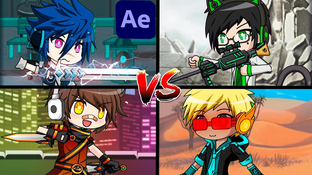 Gacha Fight/AngryP vs E.Smash vs Pantera vs Tobías/After Effects/|ANG ...