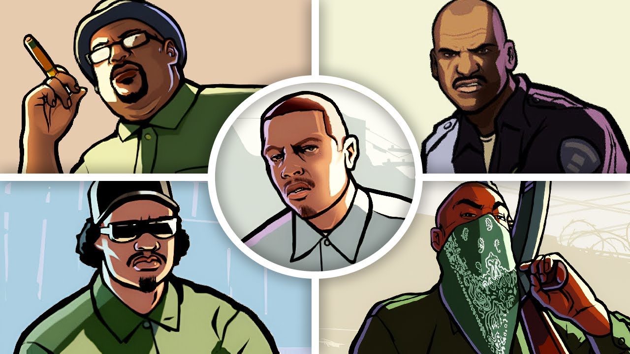 GTA SAN ANDREAS - All Bosses & Ending (4K 60FPS) - YouTube