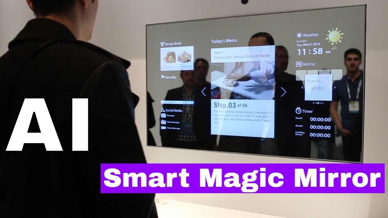 ALEXA Smart Mirror ( Magic Mirror) Compatible with Alexa, Apple HomeKit ...