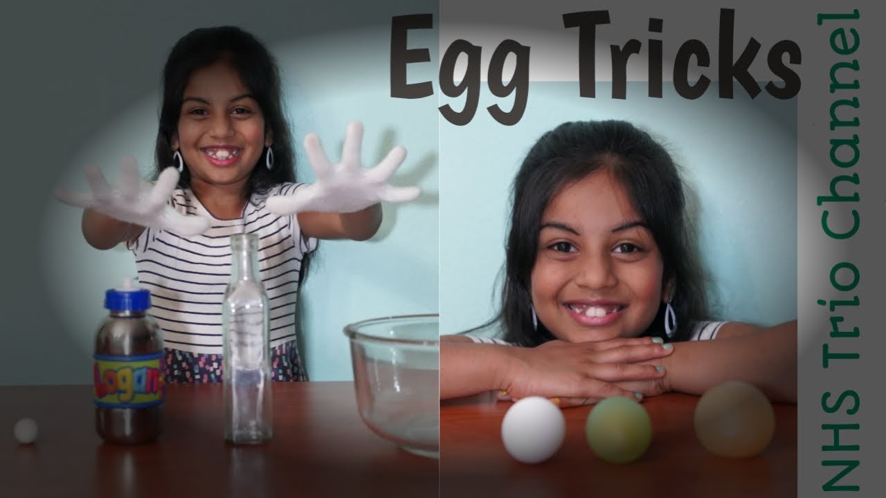 Egg tricks |cool experiments| NHS Trio channel - YouTube