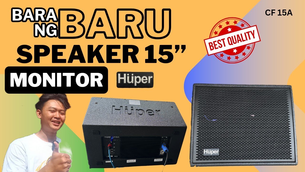 TERBARU LAGI By HUPER CF15 A SPEAKER MONITOR 15" - YouTube