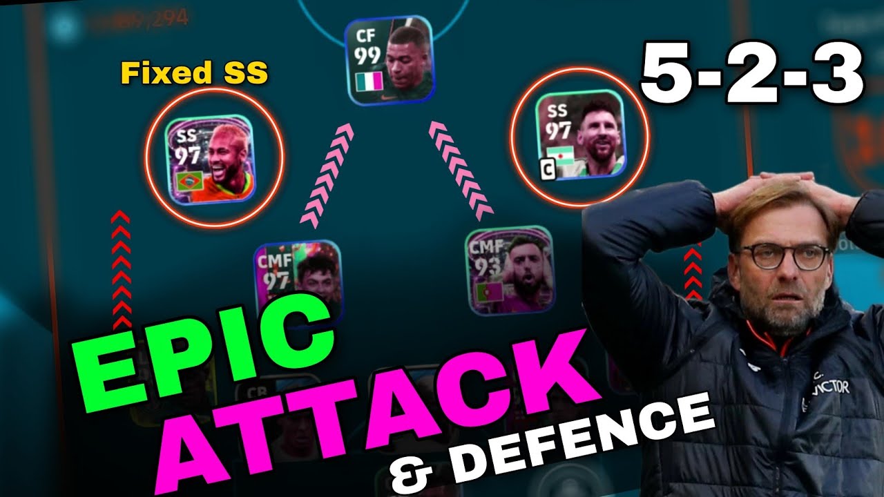 Got A Epic Formation 🤯 || 523 Formation Review & Tips || eFootball Pes ...