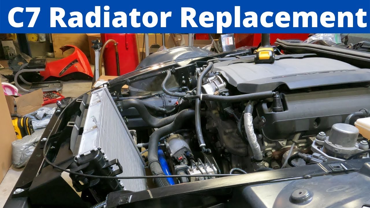 C7 Corvette Radiator Install - YouTube