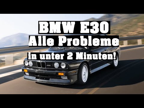 BMW E30 ALLE PROBLEME in unter 2 Minuten! Kaufberatung Rost ABS