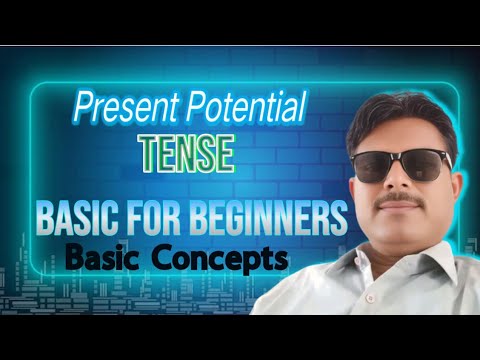 Present Potential Tense| Basic Grammar for beginners| Lecture No 19 ...