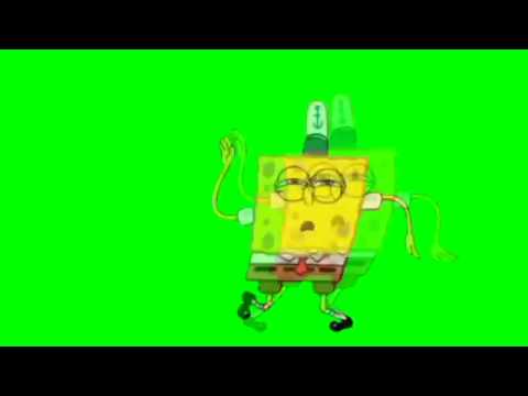 spongebob dancing green screen - YouTube