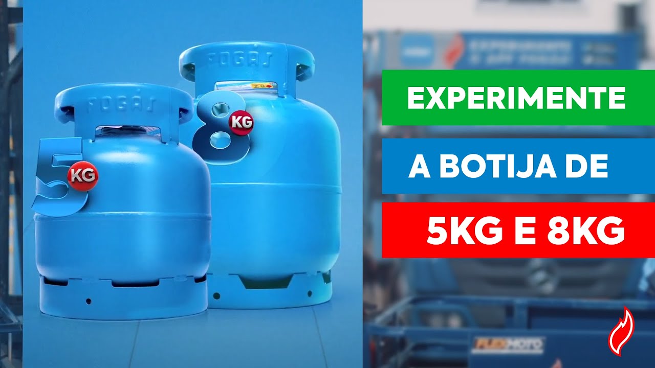 Botija de 5kg e 8kg Fogás em Mato Grosso - YouTube