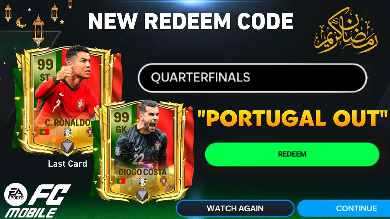 FREE GIFT!! NEW REDEEM CODE & 99 RATED EURO MOMENTS FC MOBILE 24! - YouTube