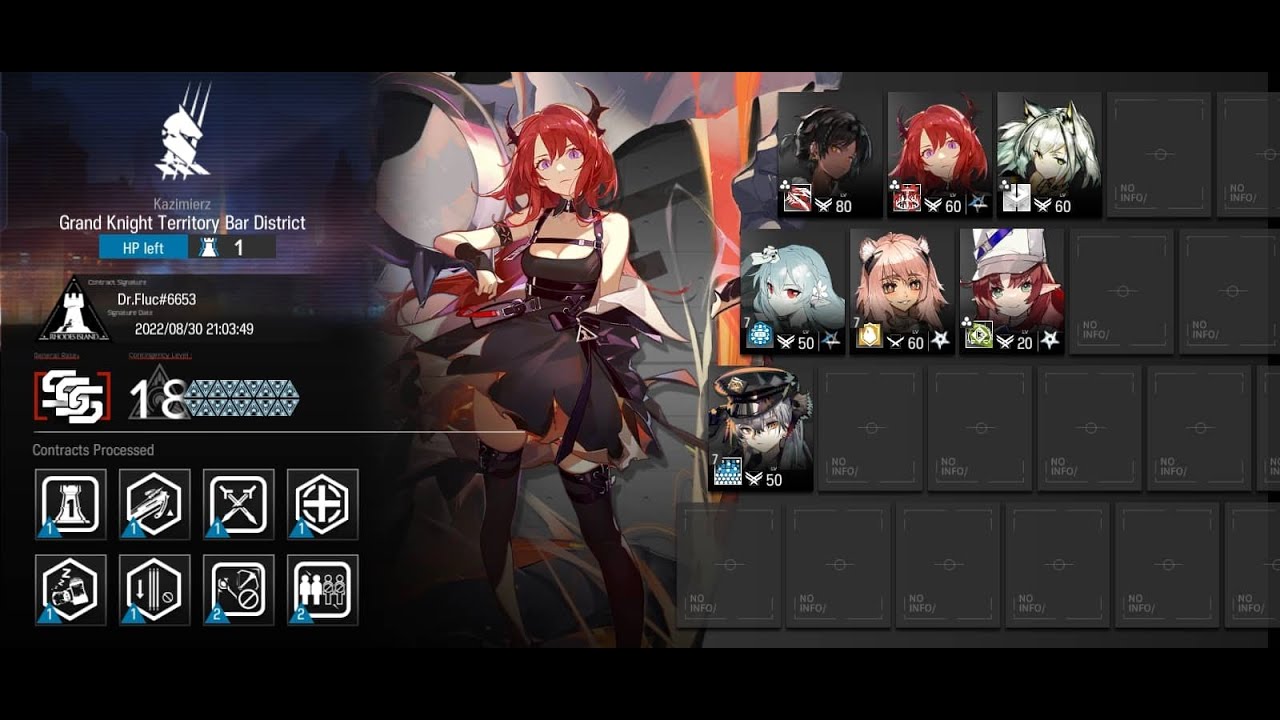 Arknights CC#8 Permanent map Risk 18 26 Week 1 Day 1 7 OP (READ DESC ...