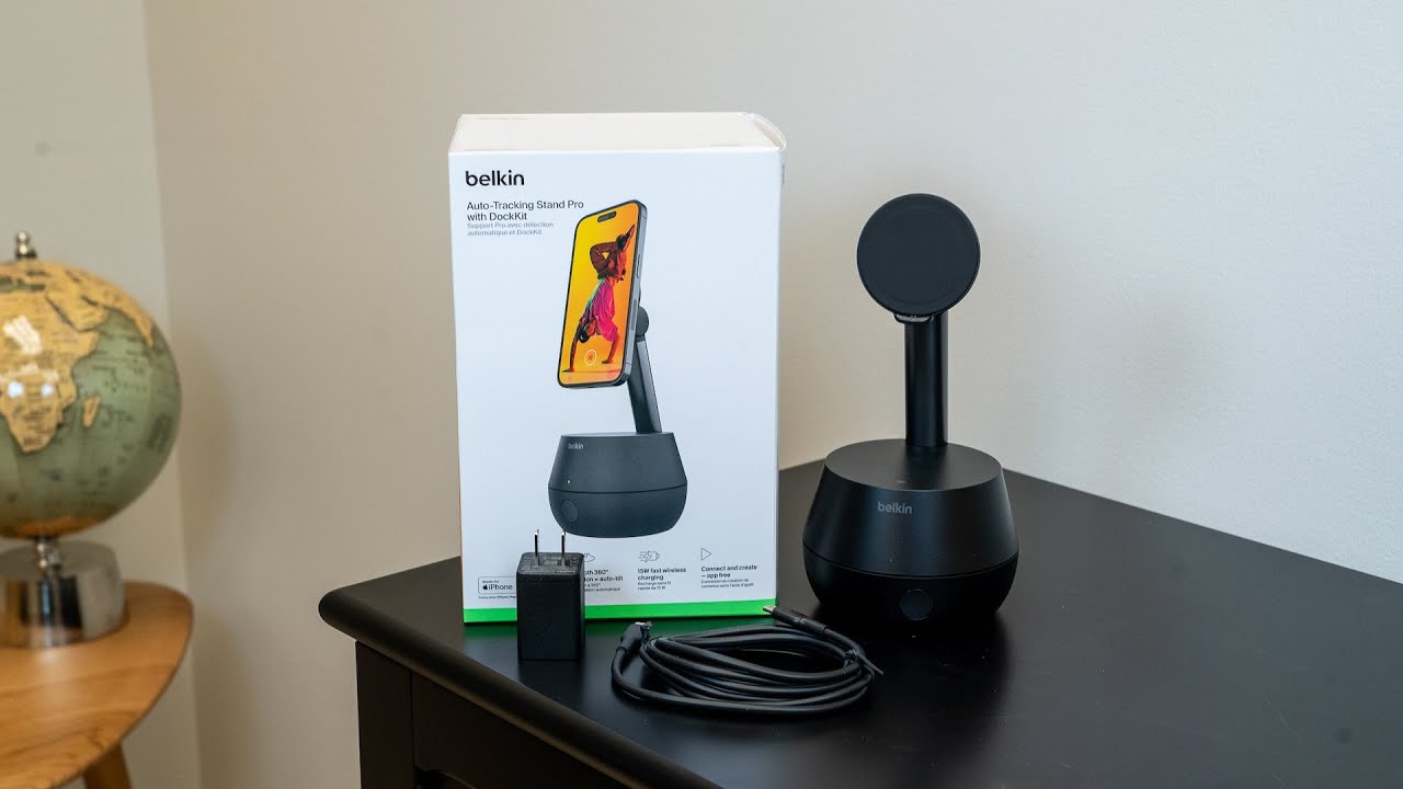 Belkin Auto-Tracking Stand Pro: A Fun, Motorized Magsafe Stand That ...