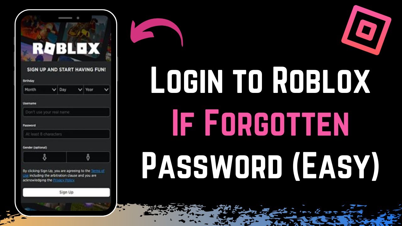 How to Login to Roblox If You Forgot Your Password ! - YouTube