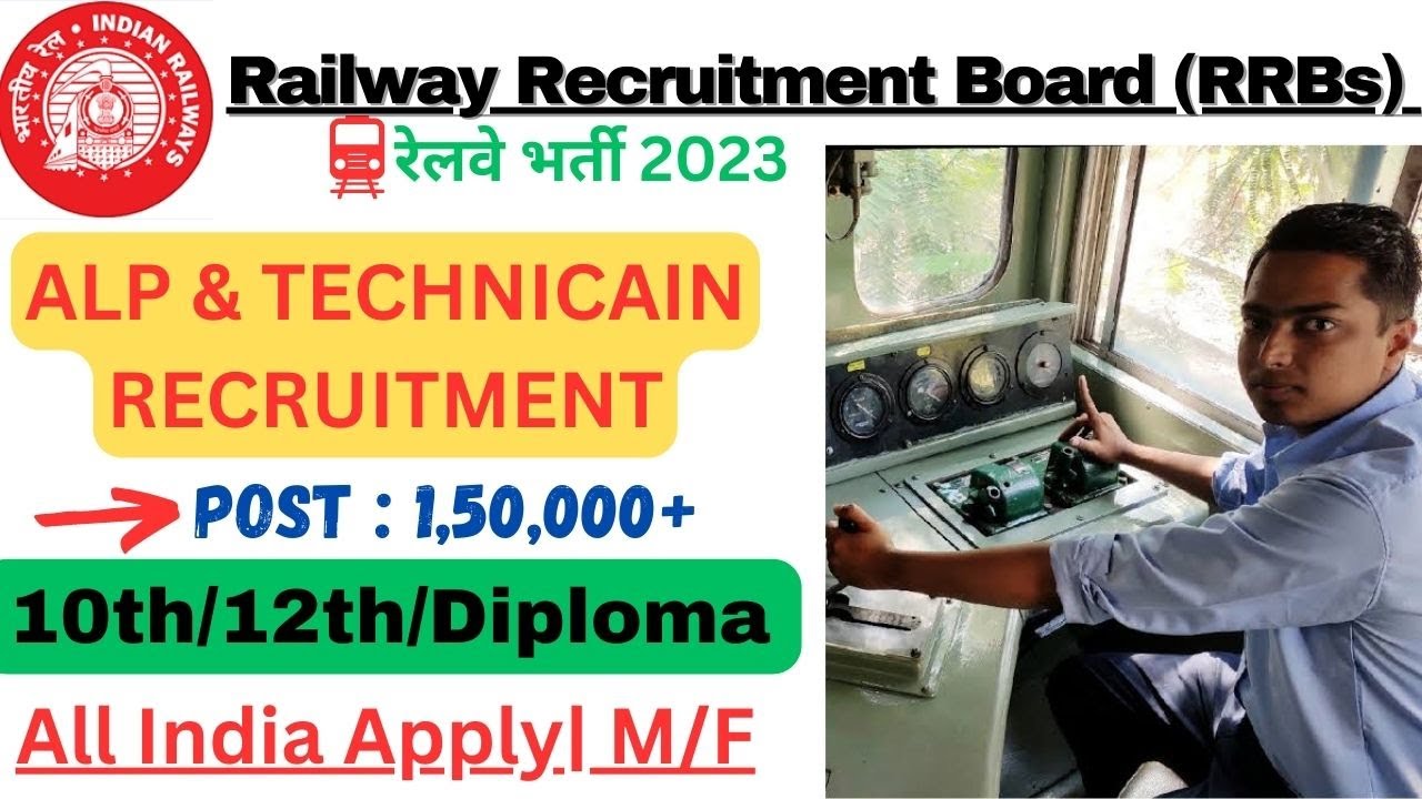 Railway New Vacancy 2023 | Railway ALP & Tech Recruitment 2023 ...