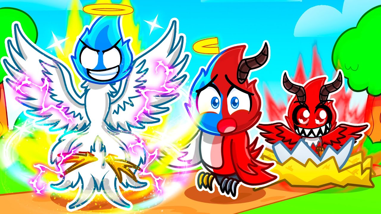 Shad's DEMON to ANGEL BIRD in Roblox Feather Family! - YouTube