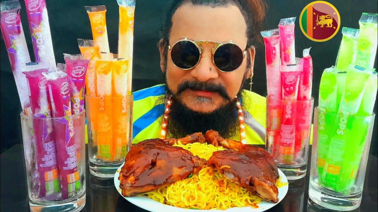 රු 20 ට රස 4 ක්ම | Eating Elephant House Ice Pops, Fried Noodles ...