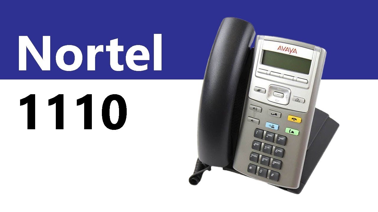 The Nortel 1110 IP Phone - Product Overview - YouTube