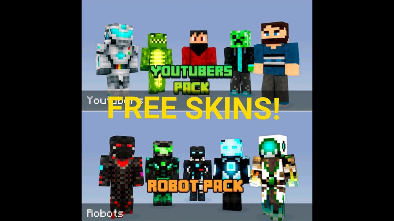 How to get free skins in Minecraft | Free skins and packs MOD for ...