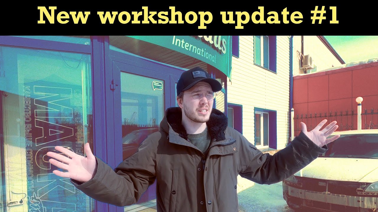 New workshop an update #1 - YouTube