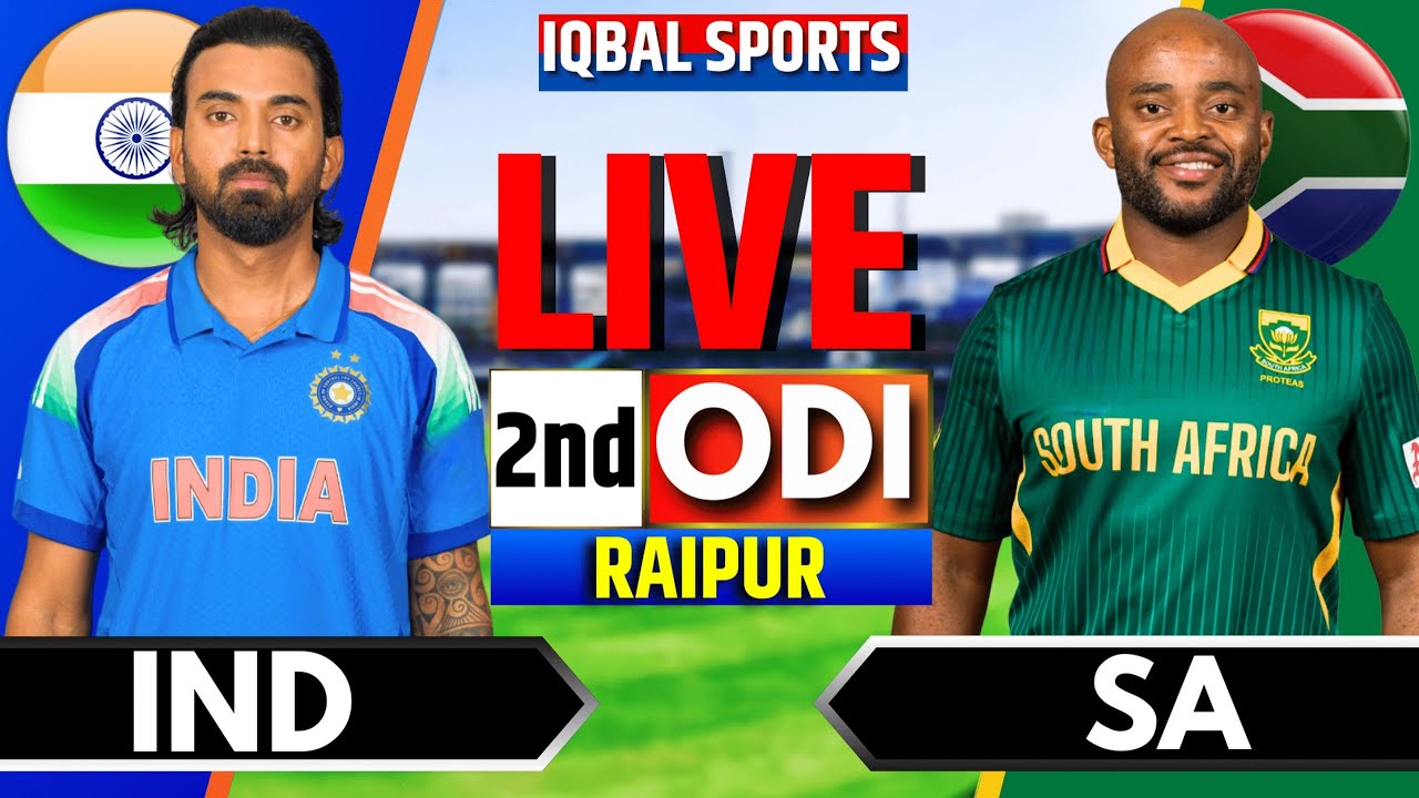 🔴Live: India vs South Africa, 2nd ODI | Live Cricket Match Today | IND ...