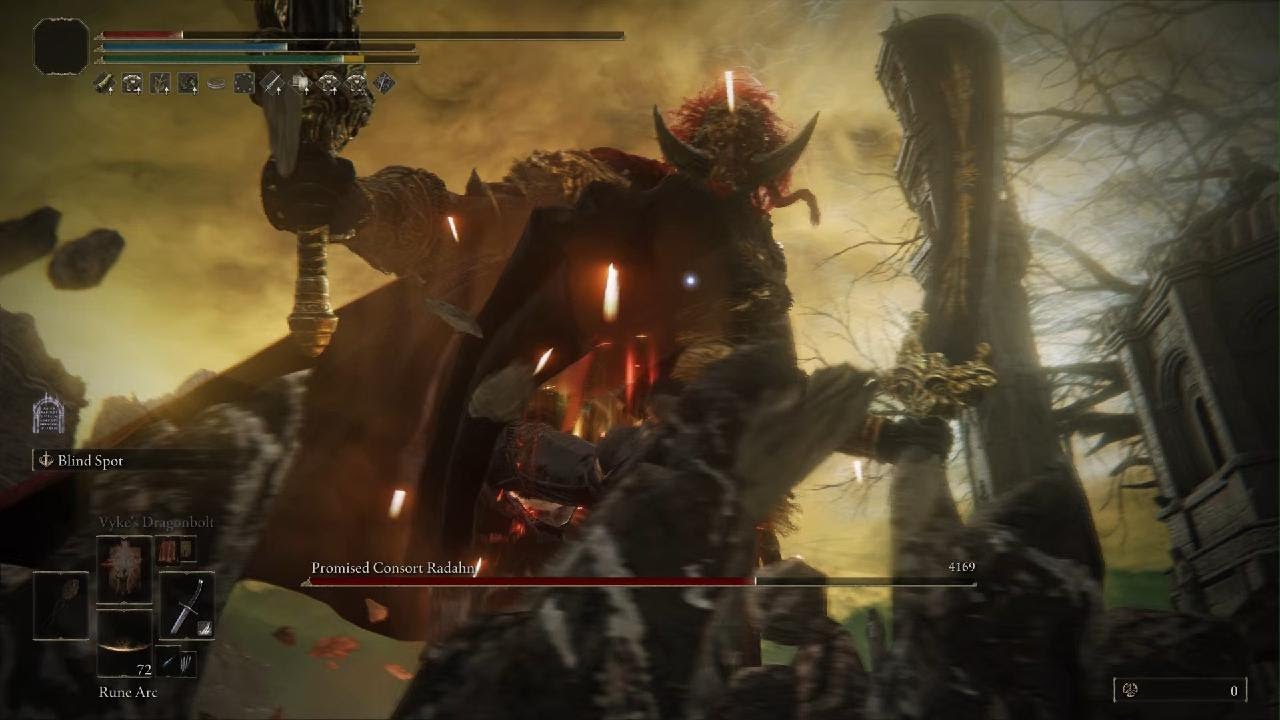 ELDEN RING DLC Radahn 1 HP and a Dream - YouTube
