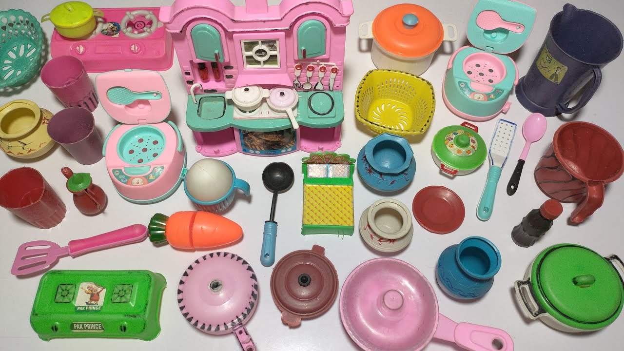 4 Minutes Miniature Satisfying Kitchen set | Cooking Kitchen Set ...