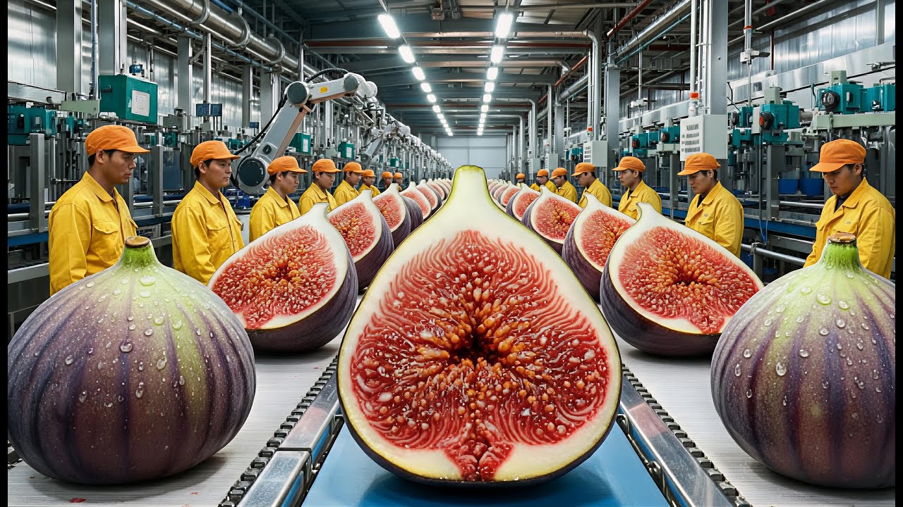 Inside a Modern Fig Jam Factory: From Raw Figs to Thick Purple Jam ...
