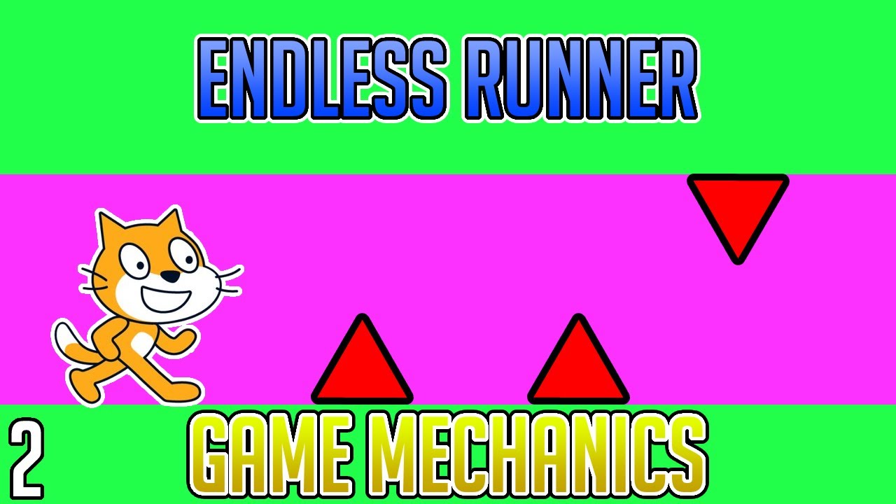 Scratch: How to Make an Endless Runner | Part 2 | Game Mechanics - YouTube