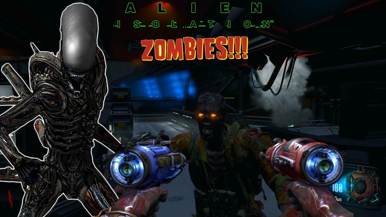 ALIEN ISOLATION ZOMBIES! SO CREEPY!! ( Call Of Duty Custom Zombies ...
