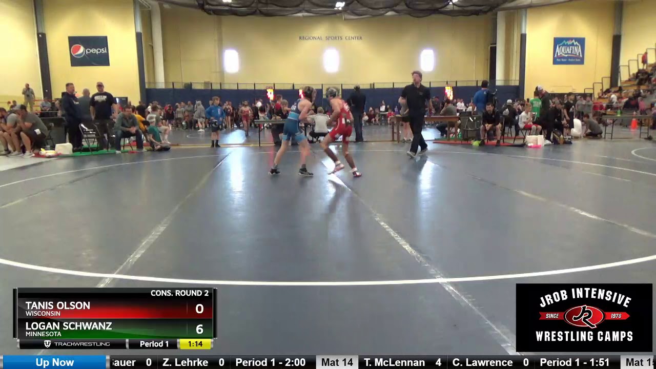 14U 71 Tanis Olson Wisconsin Vs Logan Schwanz Minnesota - YouTube