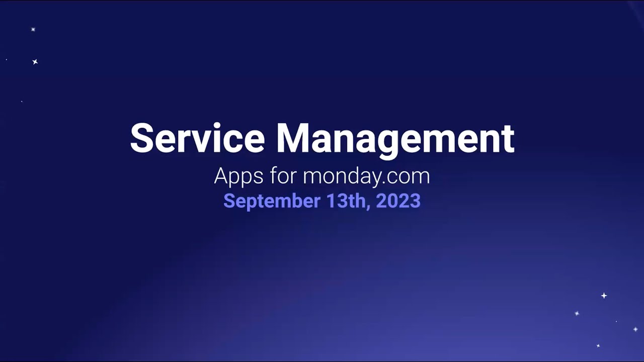 monday.com Apps Spotlight: Service Management - YouTube