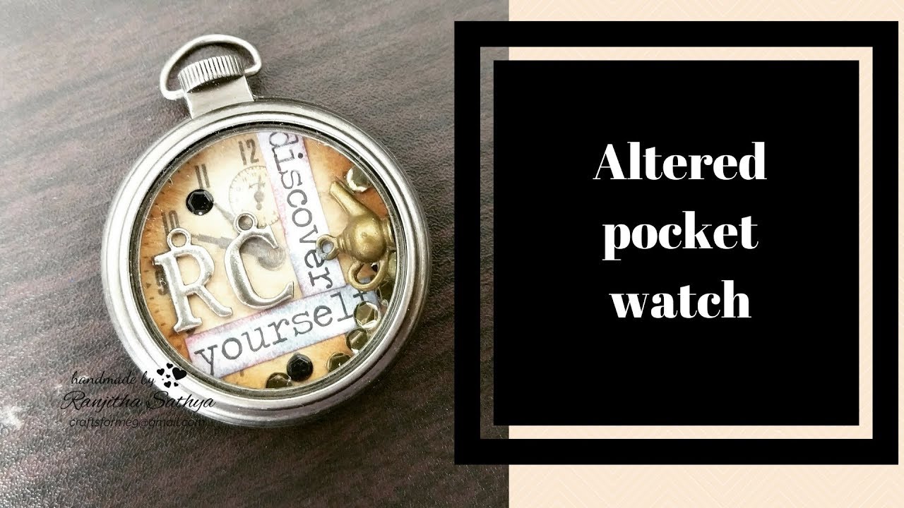 TIM HOLTZ Altered pocket watch... Best gift - YouTube