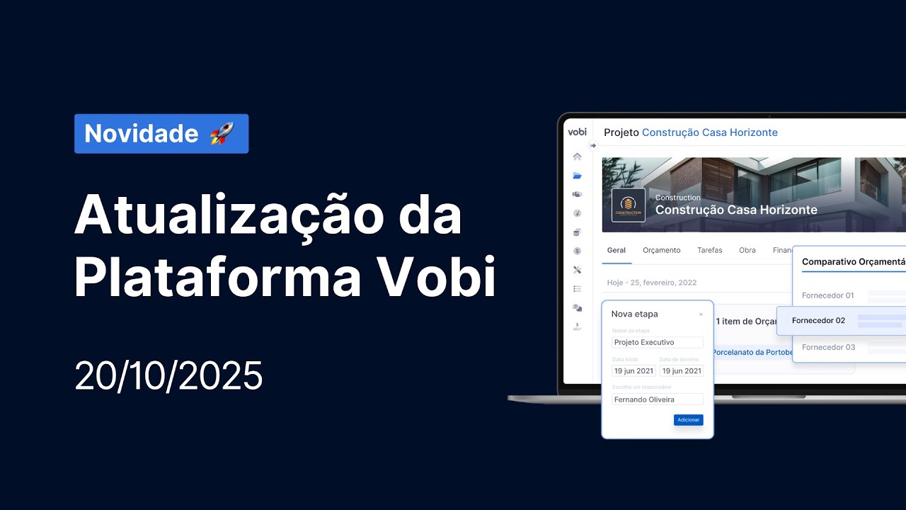 Atualização da Plataforma Vobi - 20/10/2025 - YouTube