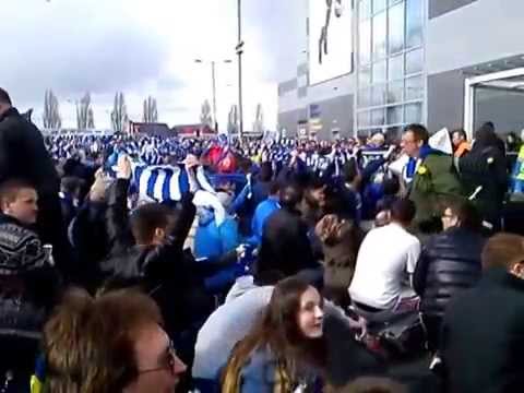 Cardiff City Fans Protest Outside the Stadium v Liverpool | BPL CCFC V ...