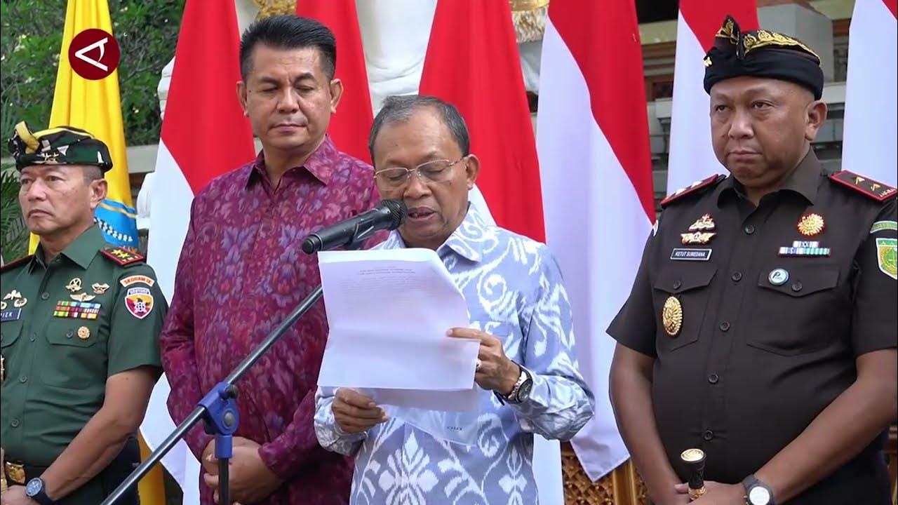 Tegas tolak ormas berkedok keamanan, Gubernur: Bali sudah kondusif - YouTube