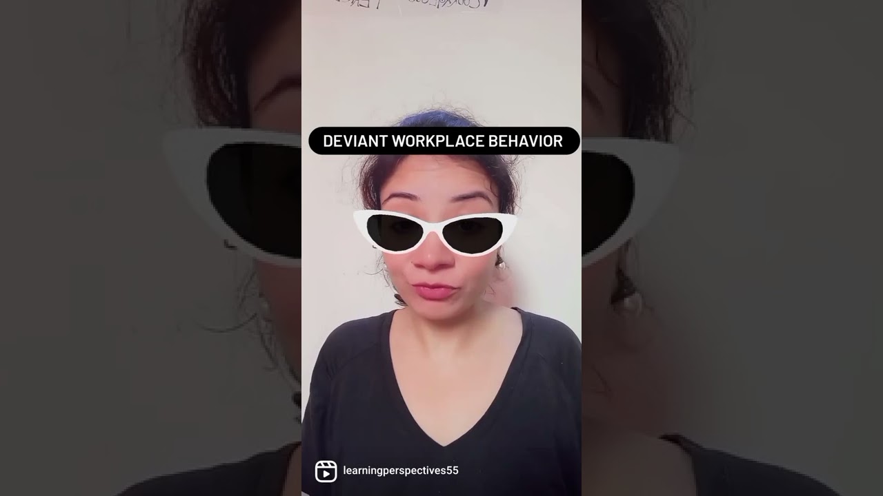 What is Deviant Workplace Behavior? #shorts #hr #workplace - YouTube