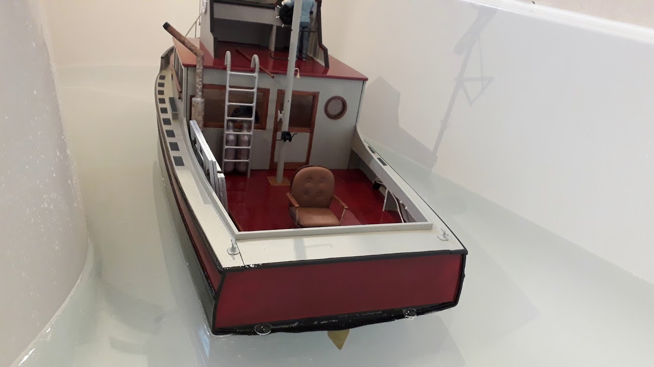 JAWS MODEL BOAT 'ORCA' - CONSTRUCTION - YouTube