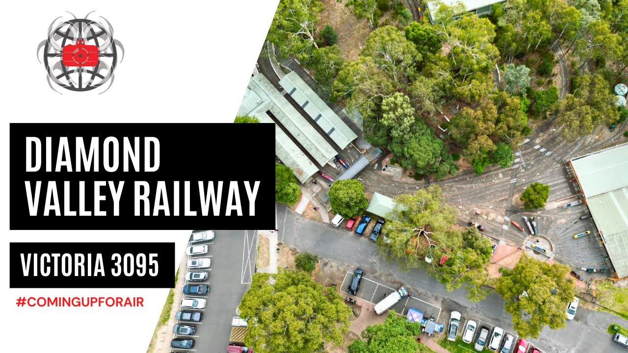 Diamond Valley Railway, Eltham, Victoria from above // #Comingupforair ...