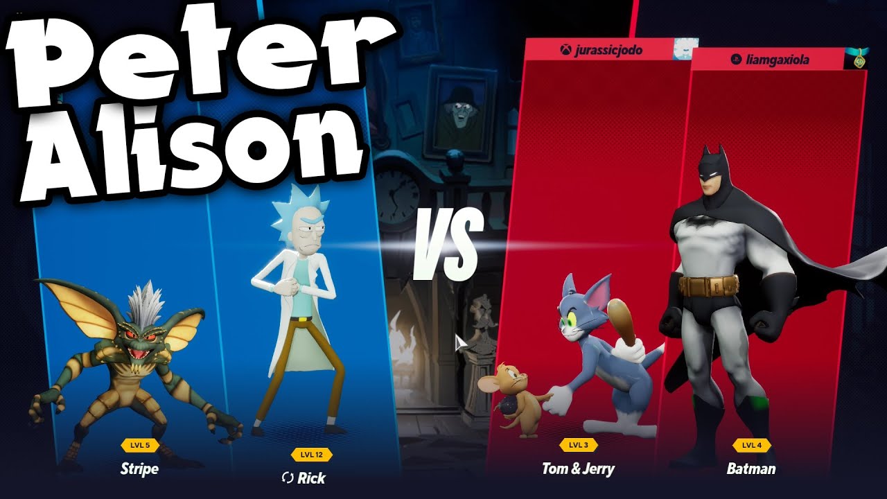 MultiVersus Stripe & Rick VS Batman & Tom and Jerry - YouTube