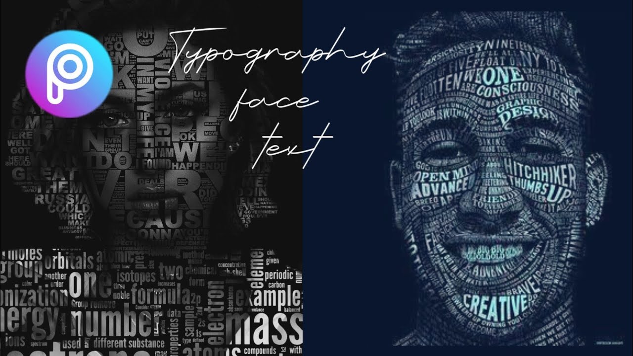 Tutorial simpel membuat []PicsArt Typography Text [] - YouTube