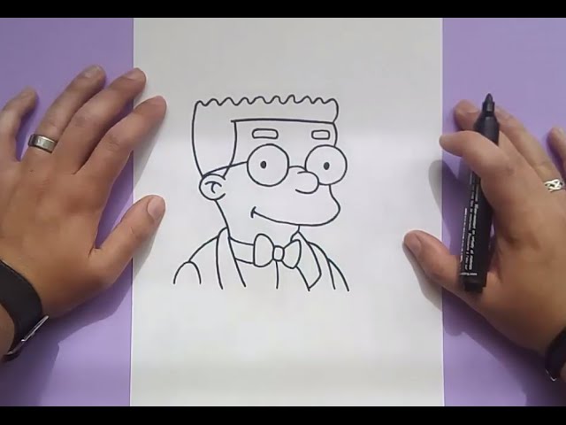 Como Dibujar A Homer Simpson Paso A Paso 4 Los Simpsons Cómo Dibujar
