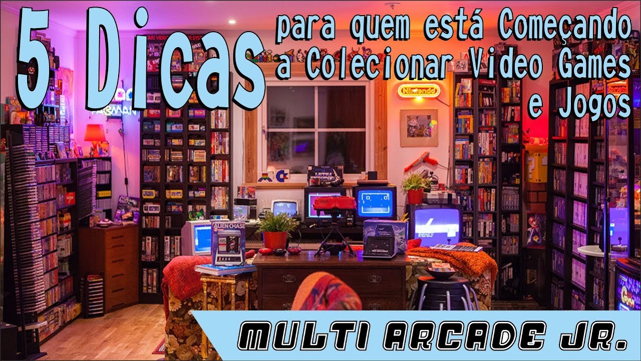5 Dicas Essenciais para Começar uma Coleção de Videogames e Jogos - YouTube