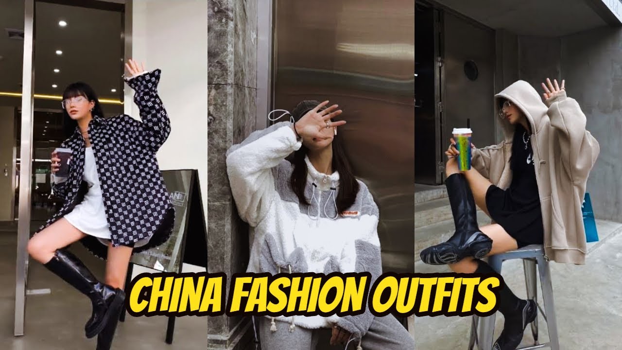 Tik Tok China 🖤 China Fashion Outfit #62 👫trung quốc Thời Trang Phối Đồ ...